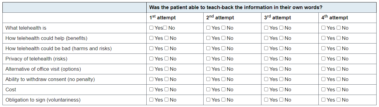 How to Obtain Consent for Telehealth · mTelehealth